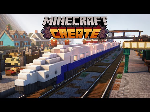 Create Mod Build | Bullet Train (Tutorial) Minecraft Map