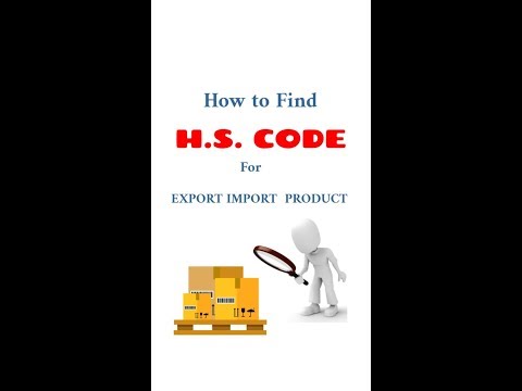 How to find HS CODE FOR EXPORT IMPORT PRODUCTS - IN ENGLISH.