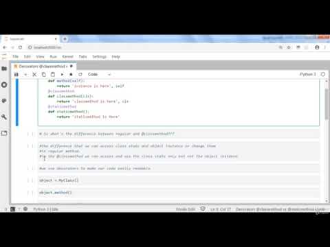 Python @classmethod vs @staticm