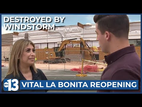 Destroyed Las Vegas La Bonita Supermarket to reopen in the fall, spokesperson says