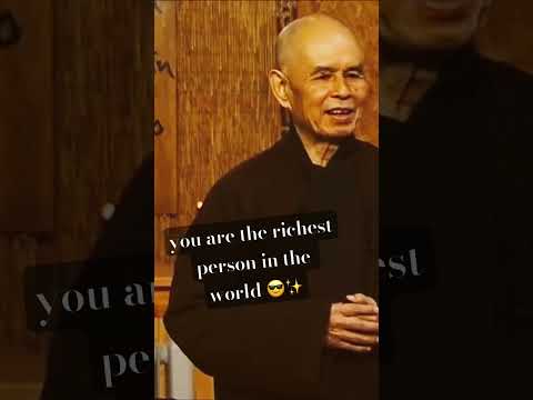 Count your Blessings - can you see that you already have enough? 🤎✨🔥 #thichnhathanh #meditation #zen
