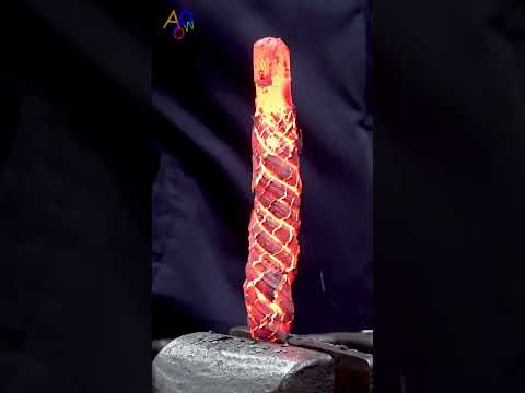 Damascus Knife Making Process by Korean Handmade Knife Master #allprocessofworld