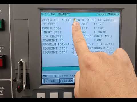 CNC Fanuc Resetting home position After switching batteries