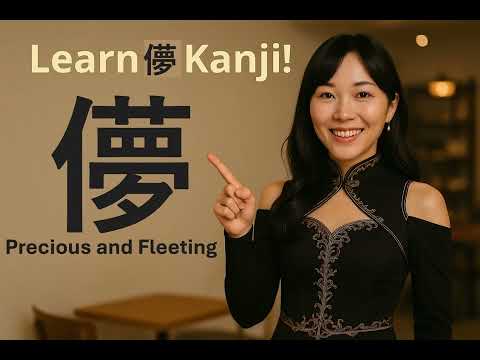 The Most Beautifully Sad Kanji in Japanese — 儚 (Fleeting Dreams)
