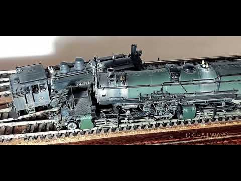 BALDWIN MALLET 2-6-6-2T NORTHWEST SHORT LINE JUST PASSING...! TSUNAMI 2 2.200 DECODER