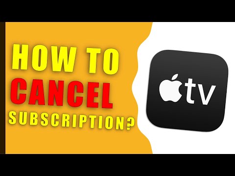 How to cancel subscription Apple TV?