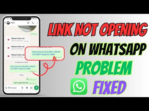 Link Not Opening On WhatsApp Problem solved | WhatsApp Link Not working Problem Solved