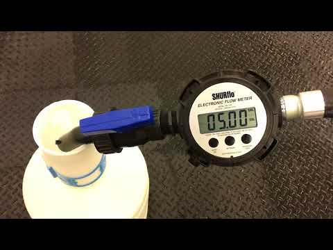 SHURflo Flow Meter Calibration