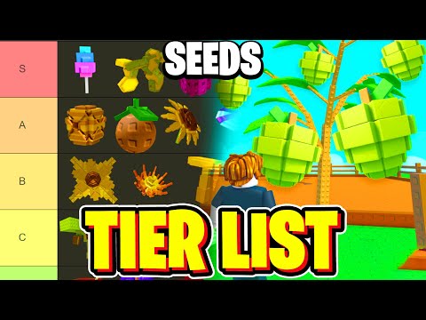 *NEW* GROW A GARDEN SEEDS TIER LIST! (BEST PLANTS/CROPS In GROW A GARDEN SUMMER UPDATE) Roblox