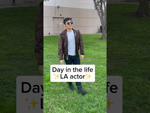 Day in the life of an LA actor #shorts