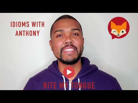 American Idioms and Expressions - Bite My Tongue - English in a Minute