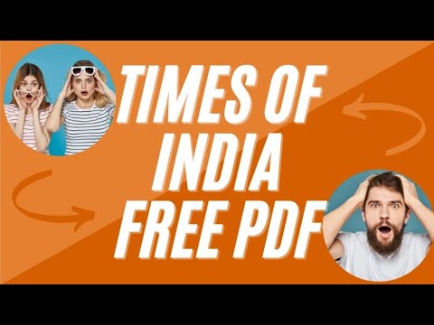 Times of India newspaper pdf download | Times of India e newspaper | Today'sTimes of India newspaper