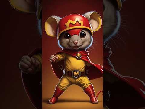 Mighty Mouse #cute #funny #ai #art #shorts