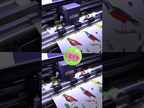 Vulcan SC-350 vinyl sticker cutter #machine #diecutting #paper #factory