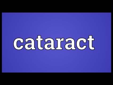 Cataract Meaning
