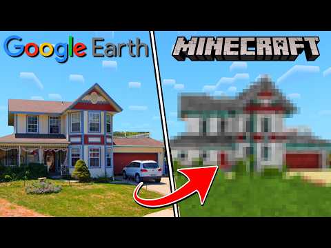 I Built a Completely Random House Using Google Earth!