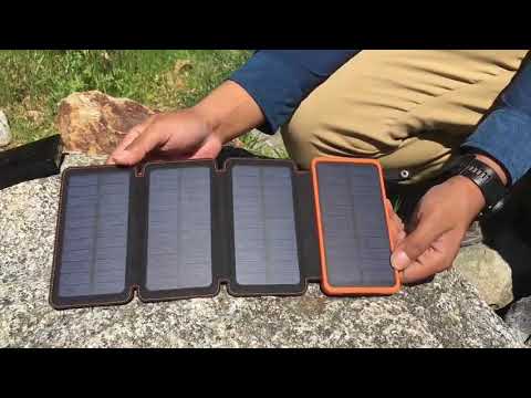 25000mAh Solar Charger ADDTOP Portable Solar Power Bank Review, Survived a 4 day Backpacking trip W