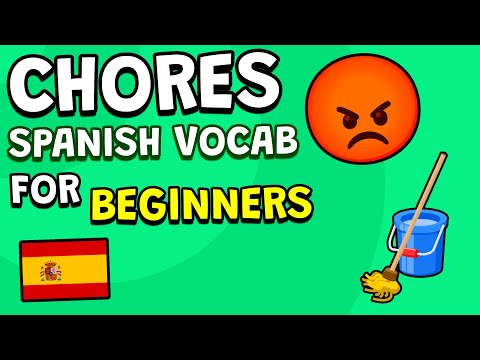 Learn HOUSEHOLD CHORES in Spanish 🇪🇸, Learn Spanish FAST for Beginners