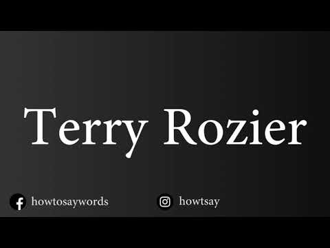 How To Pronounce Terry Rozier