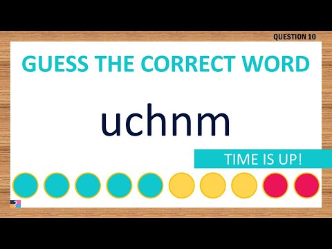 [Scrambled Word Game] Can You Unscramble These Words? 5 Letters