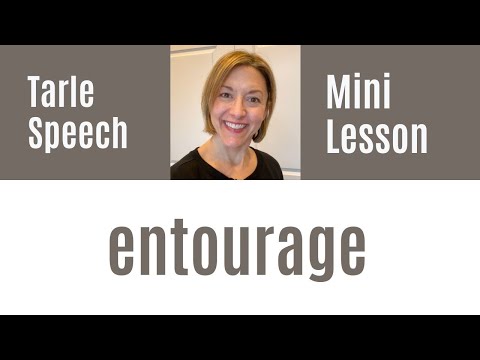 How to Pronounce ENTOURAGE - #SHORTS Quick English Pronunciation Mini Lesson