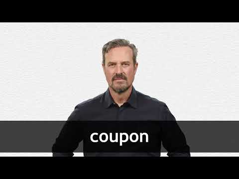 How to pronounce COUPON in American English