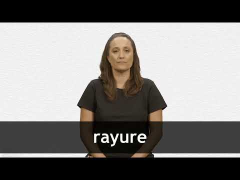 English Translation of “RAYURE” | Collins French-English Dictionary