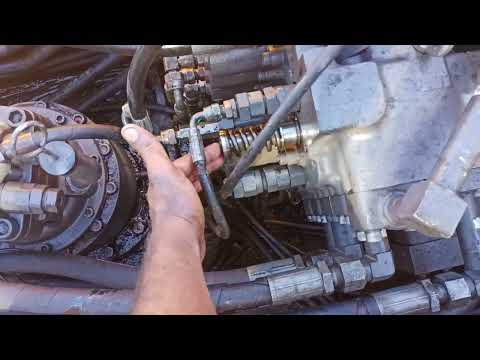 Control Valve Spool Open.how To Work See #excavator #hitachi #volvo #cat