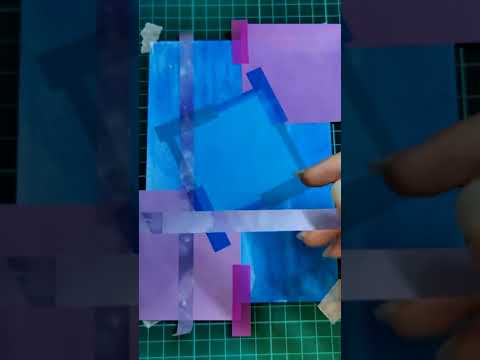 ASMR SCRAPBOOK Blue Cosmic Anime journal