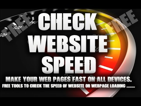 Website Speed Test Free Tool || How To Check Site Page Load Speed || Speed Test