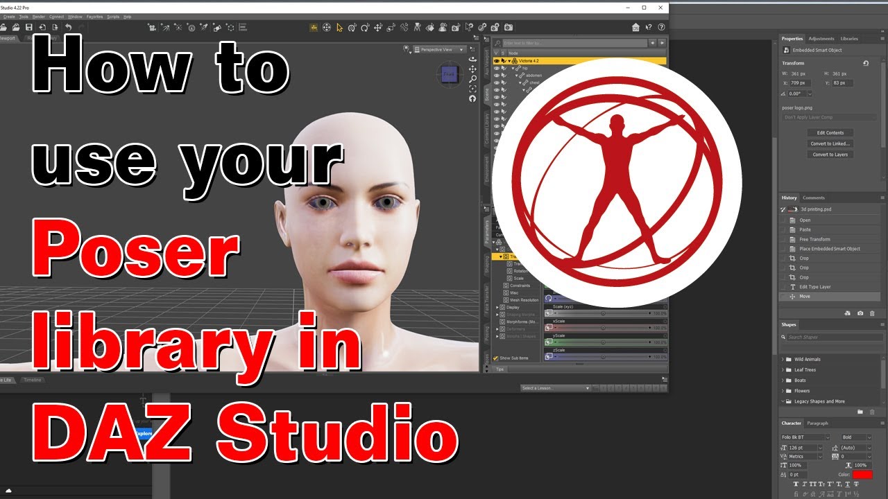 How to use your Poser content in DAZ Studio