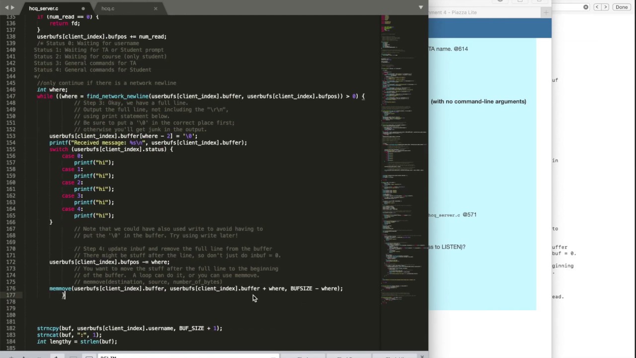 C Coding Timelapse (1.5 hours)