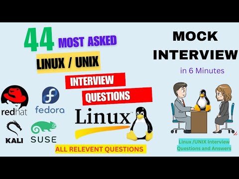 Most asked Linux Questions and Answers for Job Interview Preparation | Linux | 40 Command Must Know