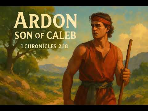 🌿 Ardon – Son of Legacy, Child of Promise | 1 Chronicles 2:18