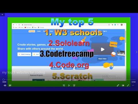 my top 5 websites for coding