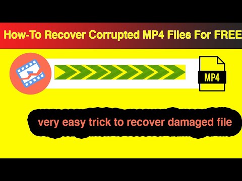 How To Repair Corrupt Video Files How To Recover Corrupted MP4 Files For FREE Fix Broken or Corrupt