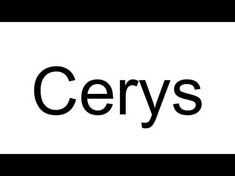 How to Pronounce Cerys ( English )