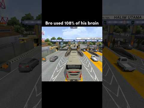 Bro Used 108% Of His Brain ???????? #shorts #youtubeshorts #bussid #bussimulatorindonesia #trending #fyp