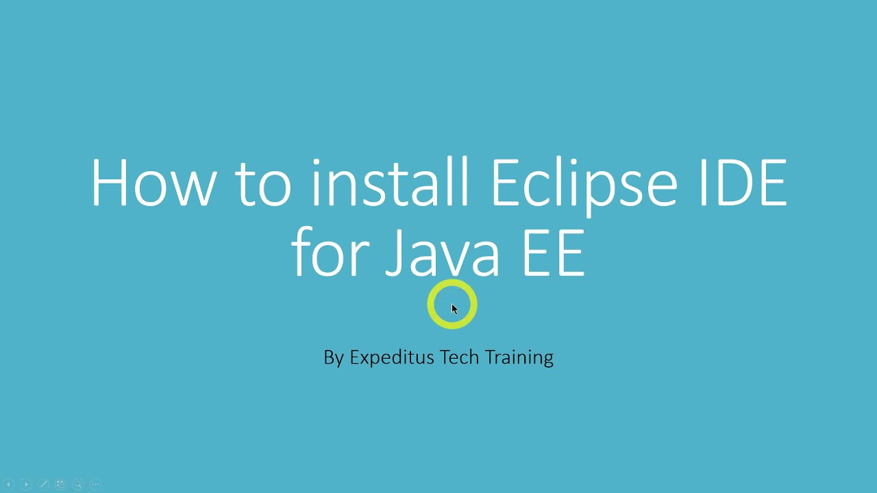 How to install Eclipse 2018-12 IDE for Java EE