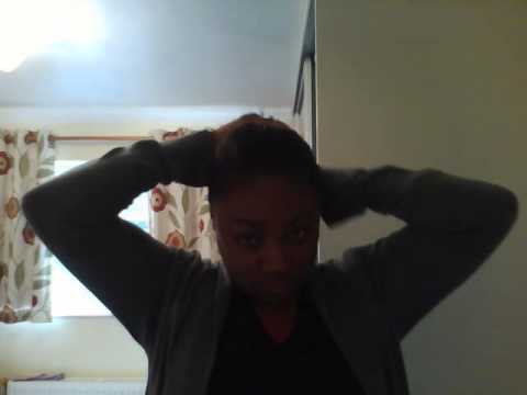 Hairdressing: Styling hair at the end