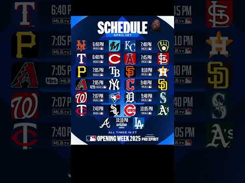 MLB full broadcast schedule for April 1 