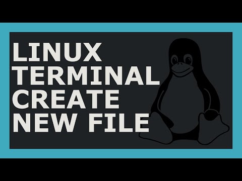 How To Create New File Using Linux Command Line