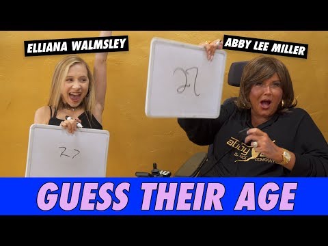 Abby Lee Miller vs. Elliana Walmsley - Guess Their Age