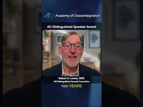 New AO Distinguished Speaker Award