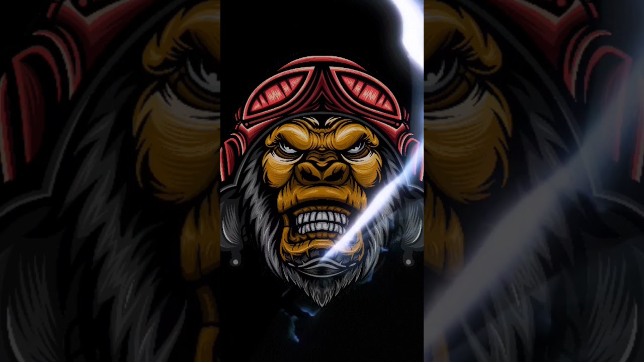 Gorilla Mascot Design - Inspiration Design by : jarvis.kreatif #short #shorts #gorilla #logo