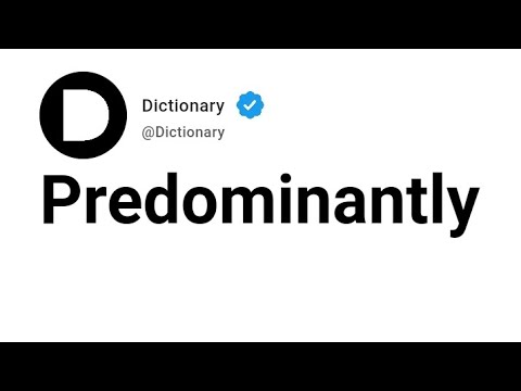 Predominantly Meaning In Marathi