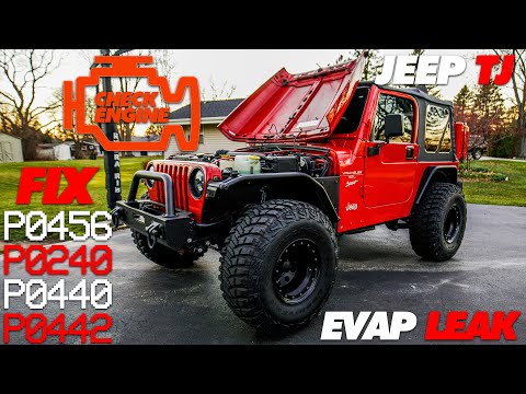 Jeep TJ Code P0456 Evap Leak Code FIX | What to check
