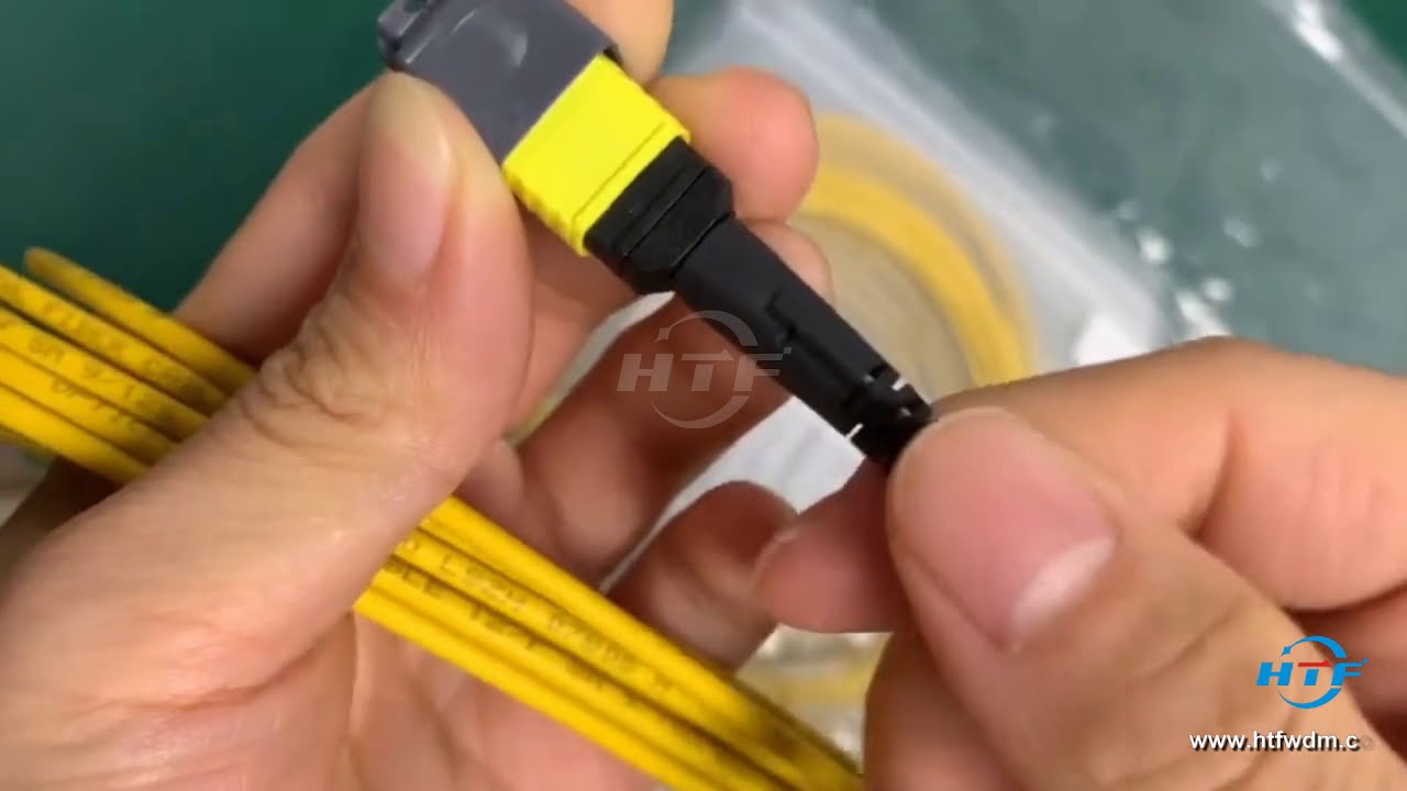 Customized MPO cable with bendable tail sleeve