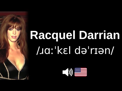 How to pronounce Racquel Darrian (CORRECTLY!)