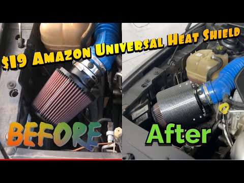 $19 Amazon Universal Cone Air intake Heat Shield | Is It Worth It ?